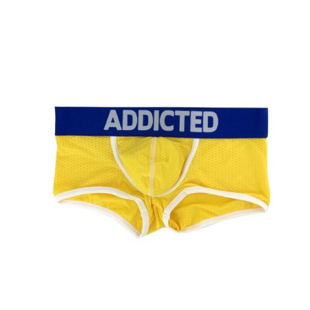 Addicted Mesh Boxer Push Up Yellow 03 – Next Gay Thing